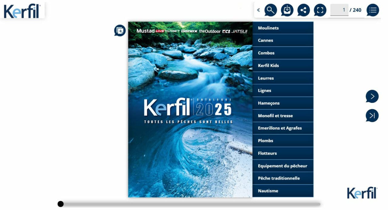 Catalogue Kerfil 2025 - Nouveautés et Innovations pour la pêche
